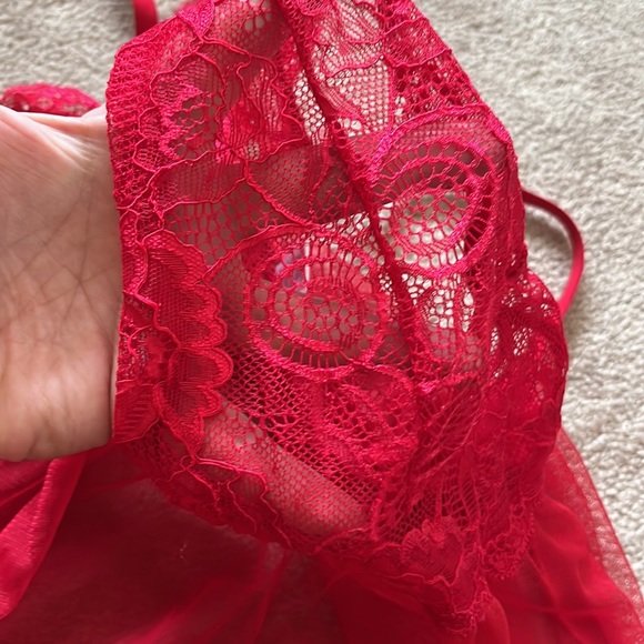 Intimates & Sleepwear | Red Lacey Lingerie Set | Poshmark